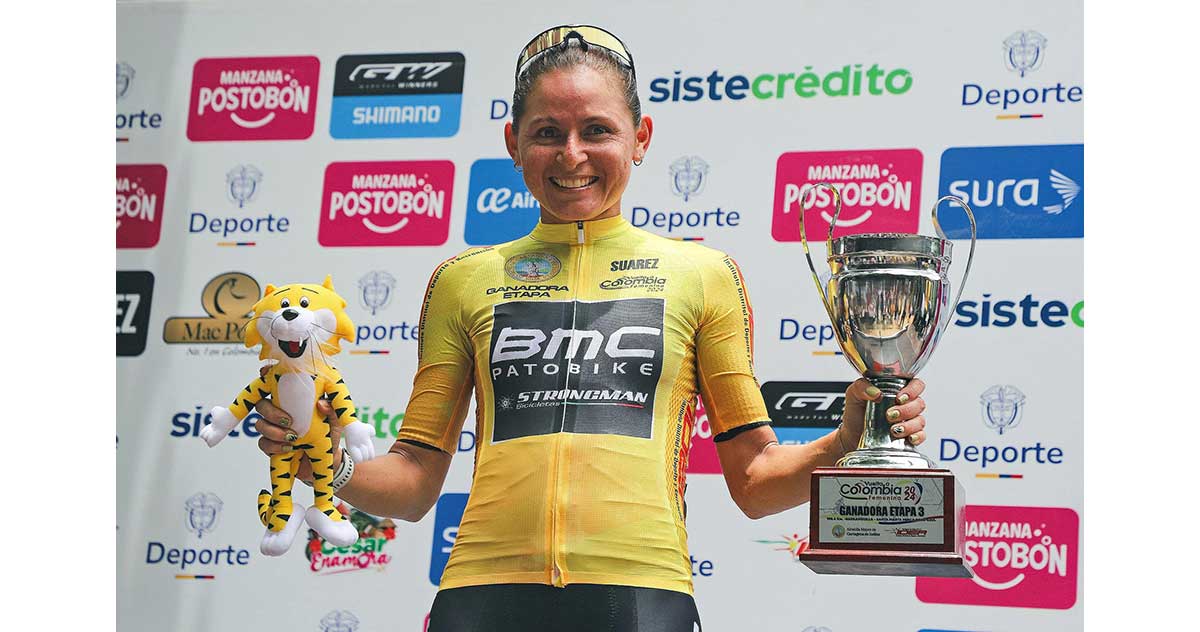 La ecuatoriana Esther Galarza toma el control de la Vuelta a Colombia
